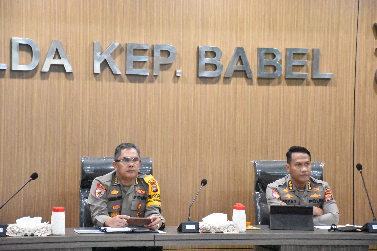 Polda Babel Ikuti Zoom Meeting Anev Bulanan Program Beyond Trust Presisi TW I Tahun 2024 ...
