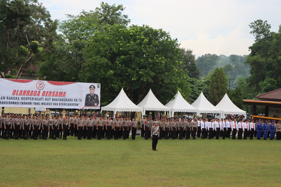 42 Personel Polres Bangka Naik Pangkat Periode 1 Juli 2024 - Tribratanews Polda Babel