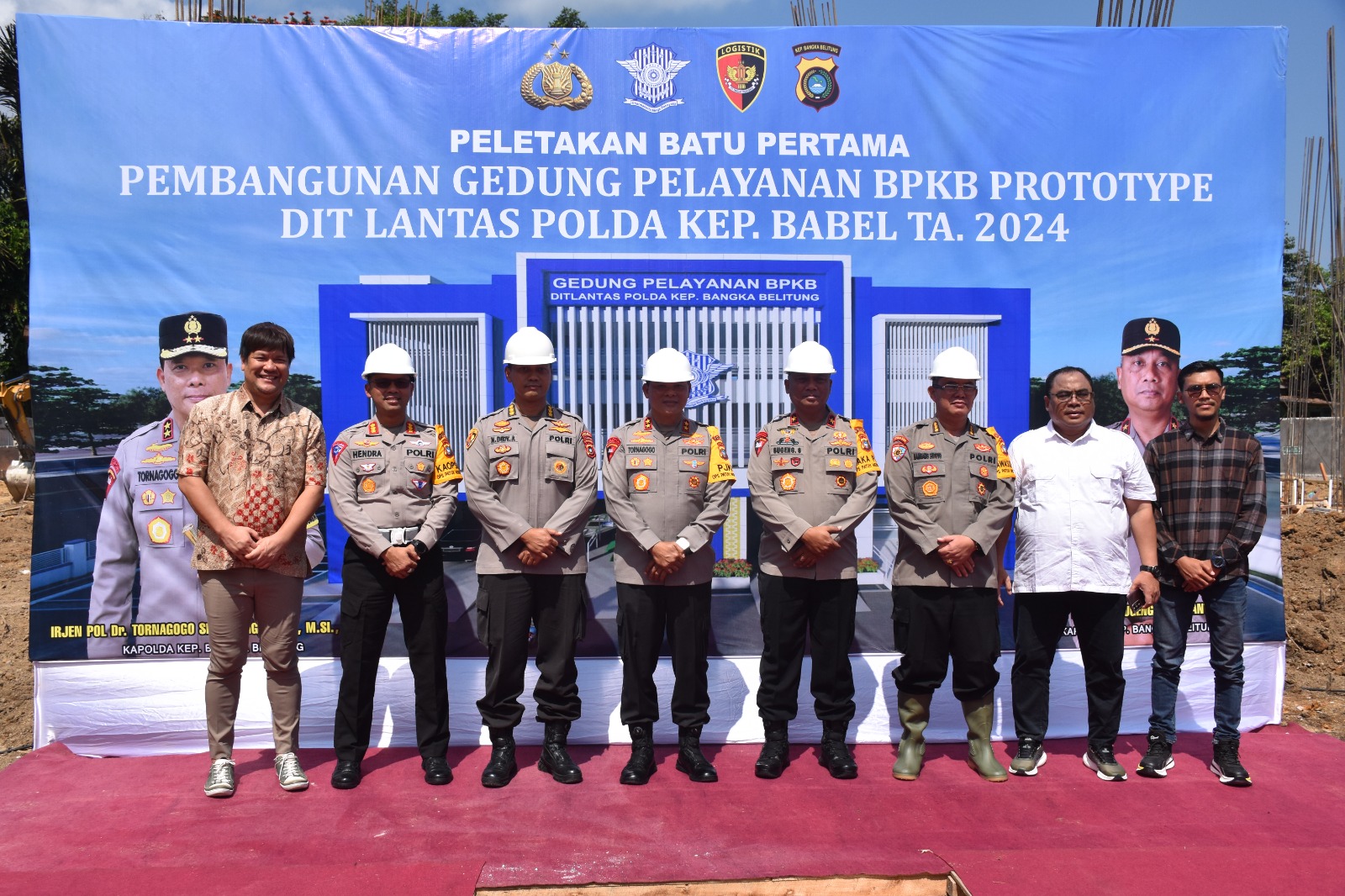 Kapolda, Pembangunan Gedung BPKB Prototype Dit Lantas Polda Babel Menjadi Momentum Peningkatan ...