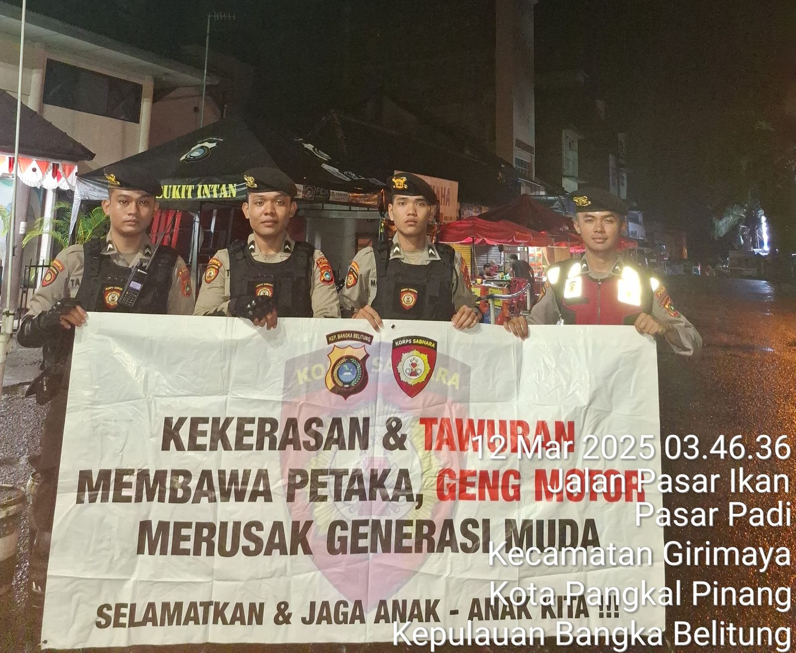 Patroli Sahur Dit Samapta Polda Babel, Antisipasi Balap Liar Dan Geng Motor Dalam Bulan Suci ...