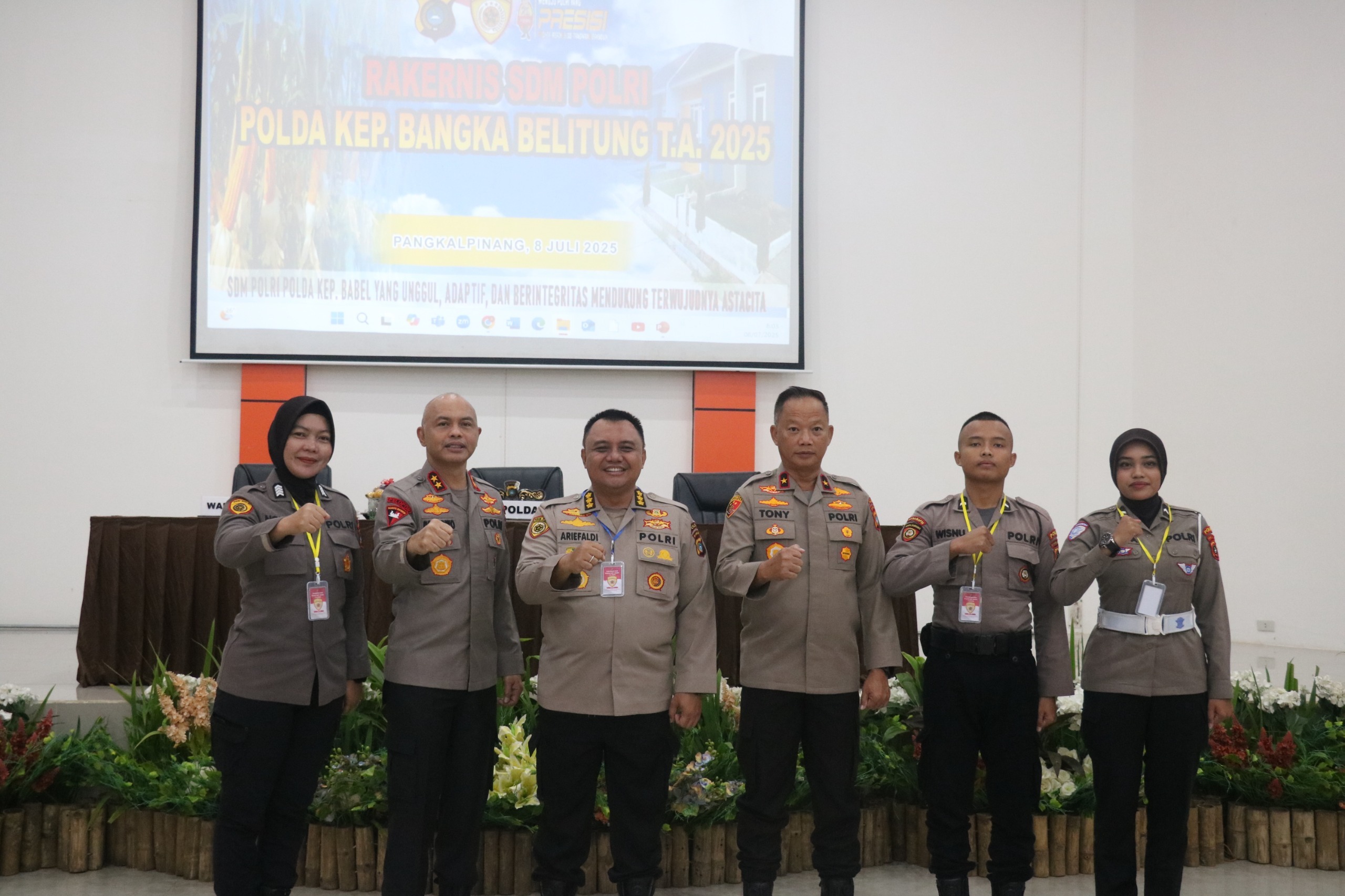 Kapolda Babel Buka Rakernis SDM Polri 2025: Apresiasi untuk Peningkatan Kualitas SDM ...