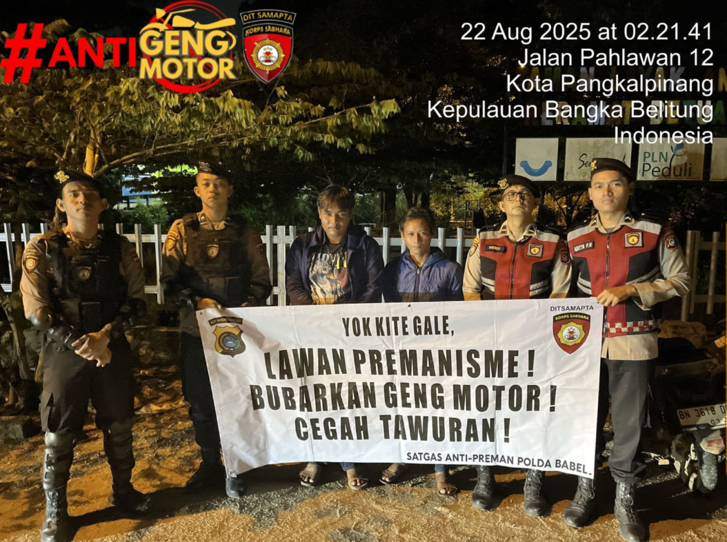 Antisipasi Gangguan Kamtibmas, Direktorat Samapta Polda Babel ...